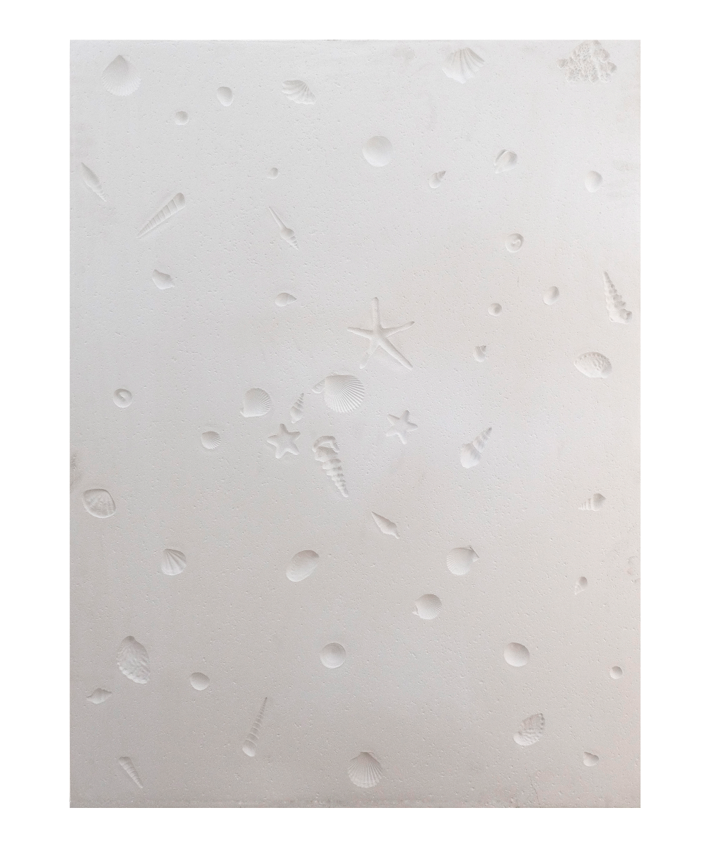 Buy The Beach, 3d plaster panel with sand and shells 1250x900x15 - Wall ...